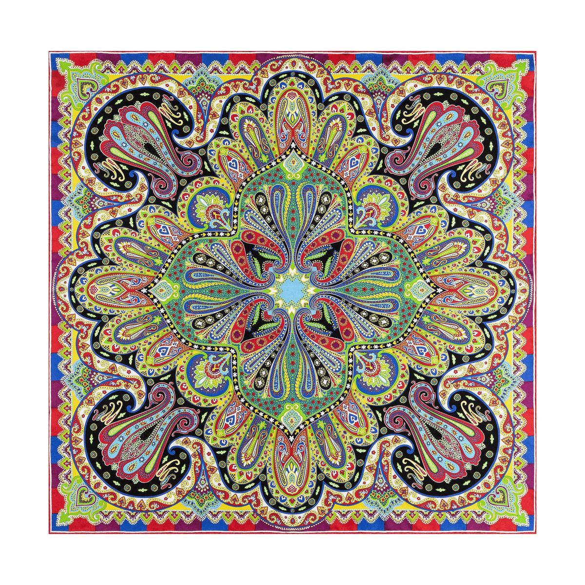 Funny Paisley 90x90 - multi colour im ROECKL Online Shop