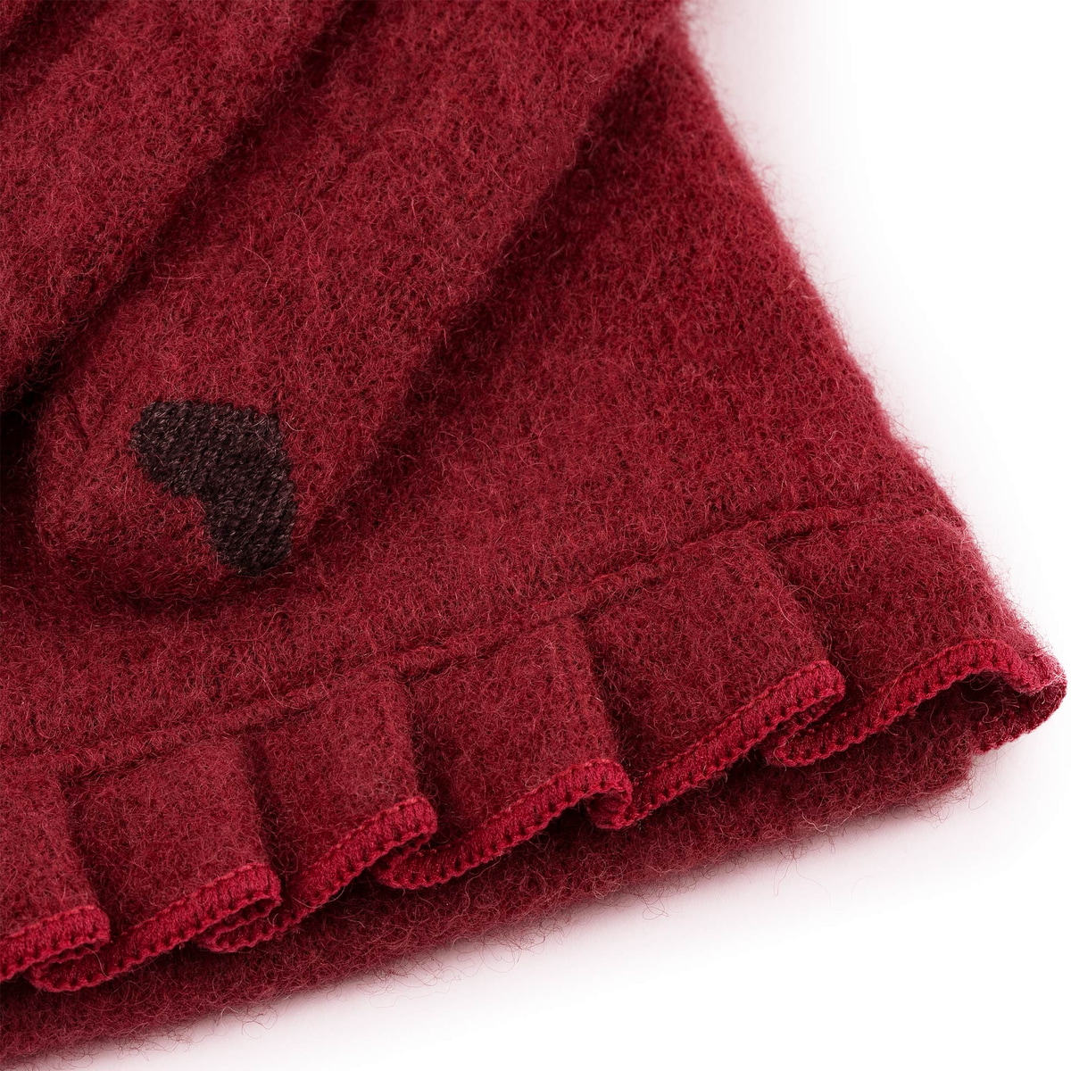 Velvet Cuff Touch Cut&Sewn - classic red at ROECKL