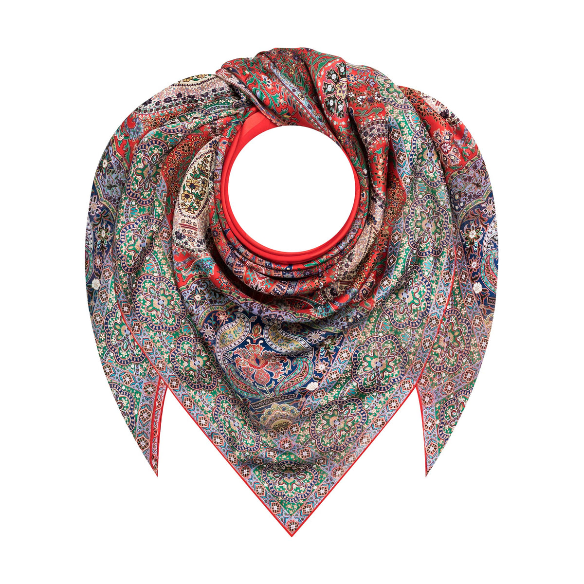 Fire Paisley 140x140 - multi scarlet im ROECKL Online Shop